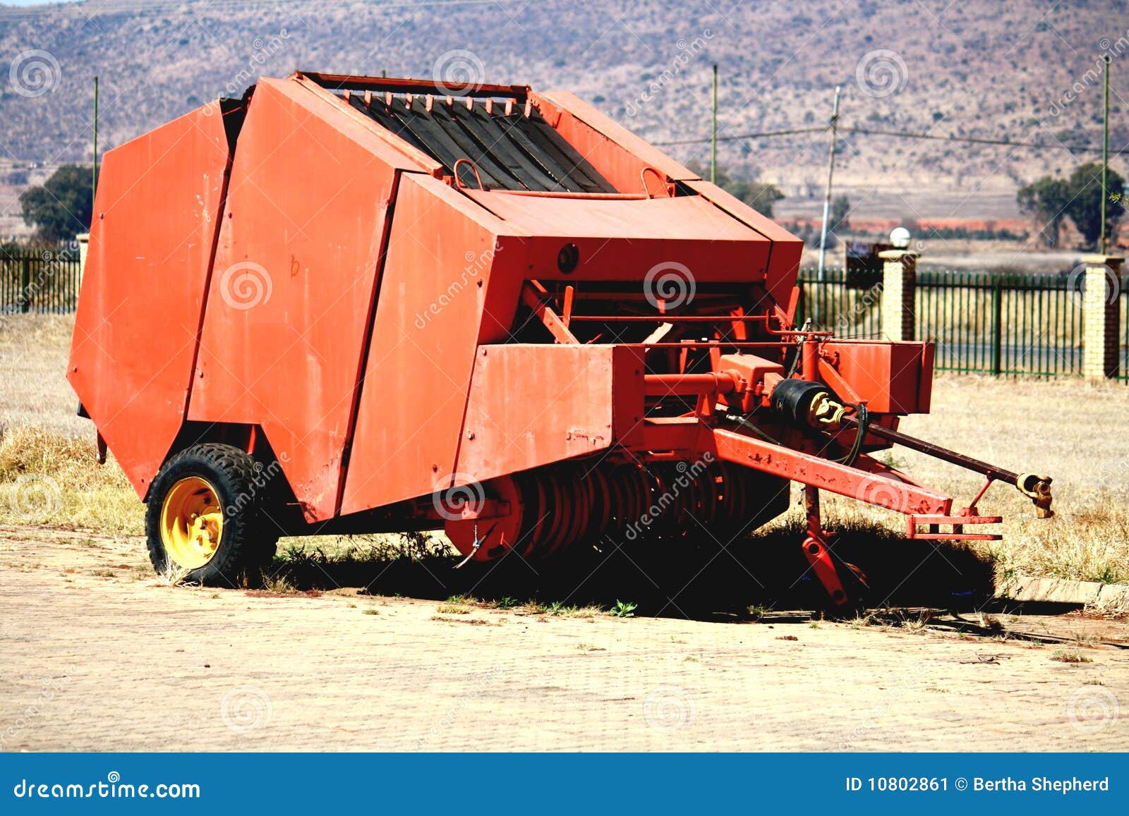 Old farm implement stock image. Image of today, modern - 10802861