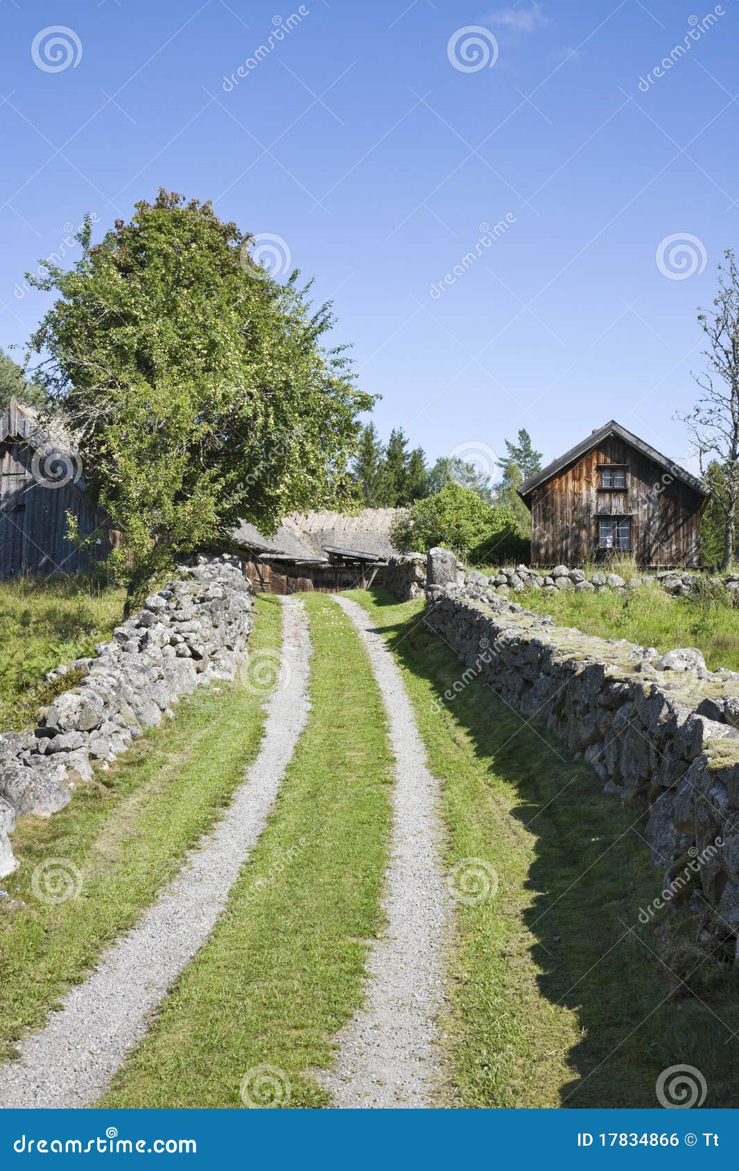 Old farm landscape stock photo. Image of barn, pasture - 17834866