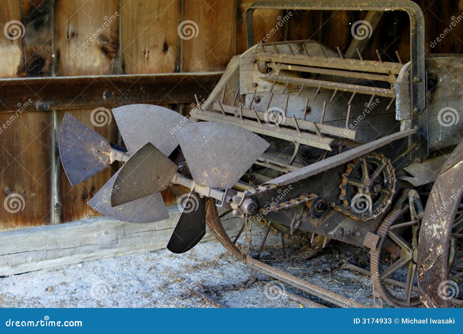 Old farm plough stock image. Image of grow, cultivation - 3174933