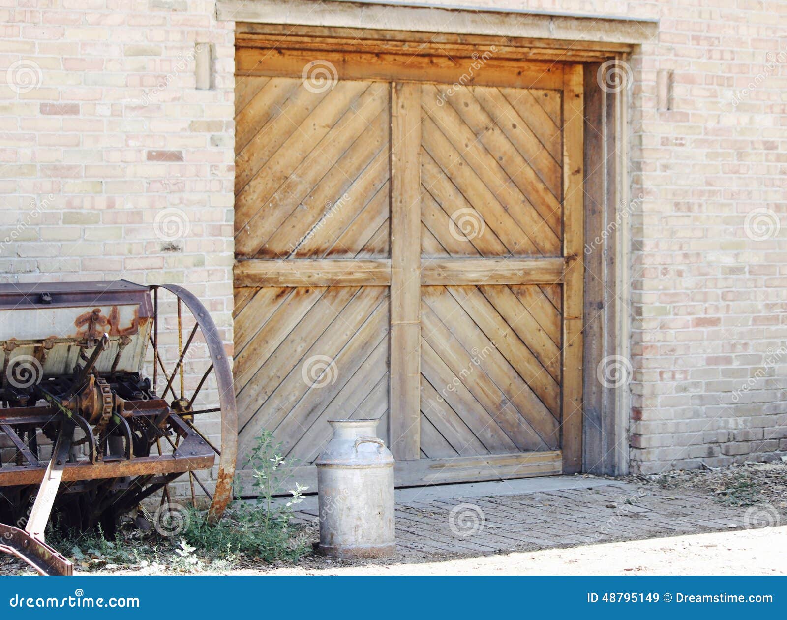 Old Farm stock image. Image of doors, farm, barn, rustic - 48795149