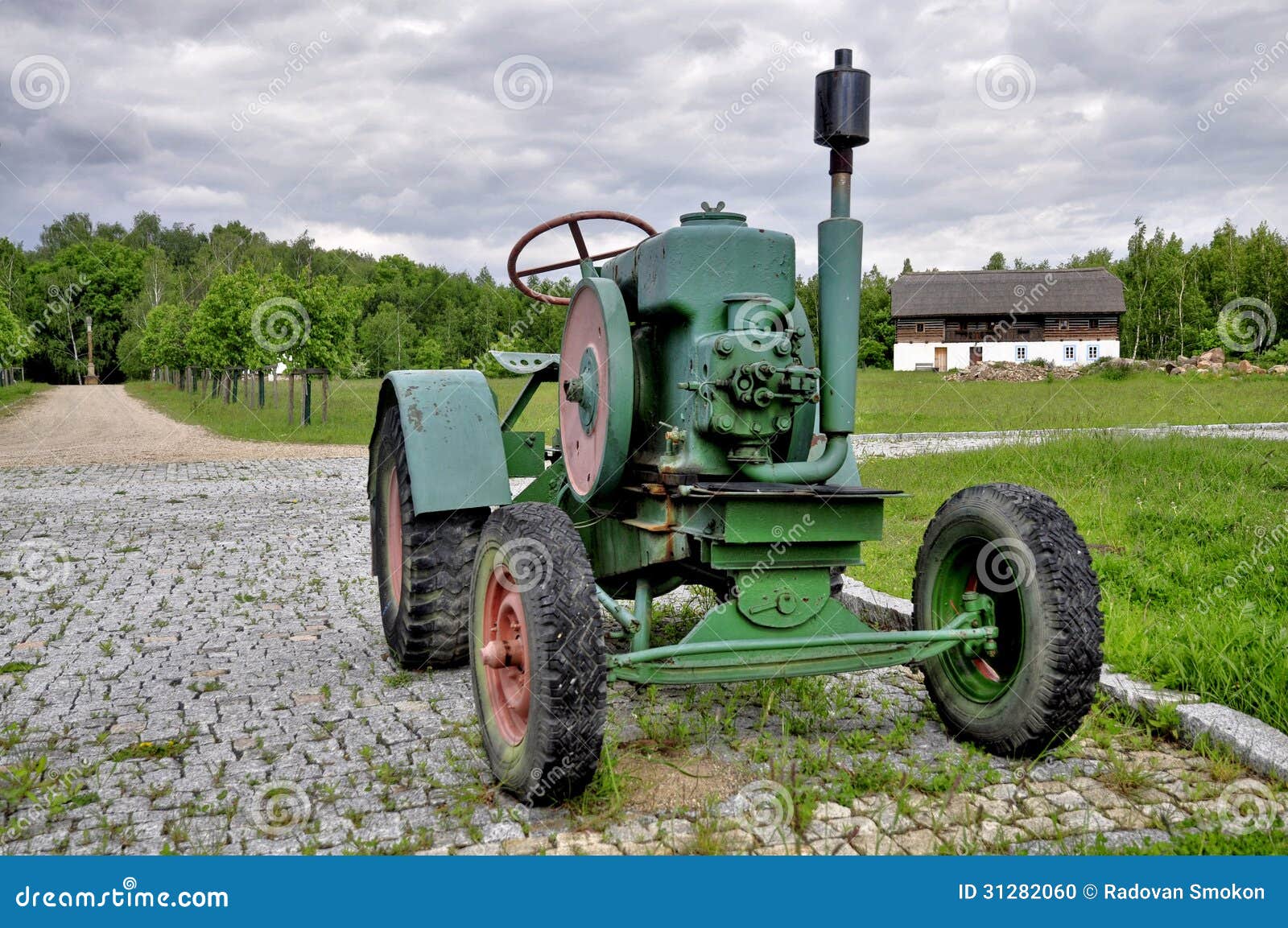 Old farm tractor stock photo. Image of tractors, farm - 31282060