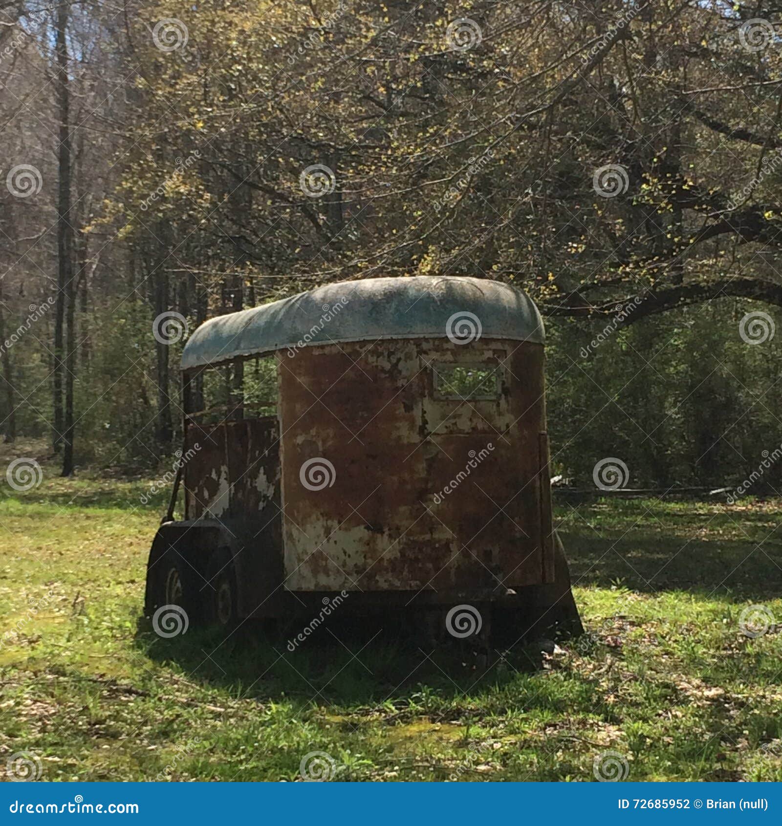 Old Farm Trailer stock photo. Image of trailer, country - 72685952