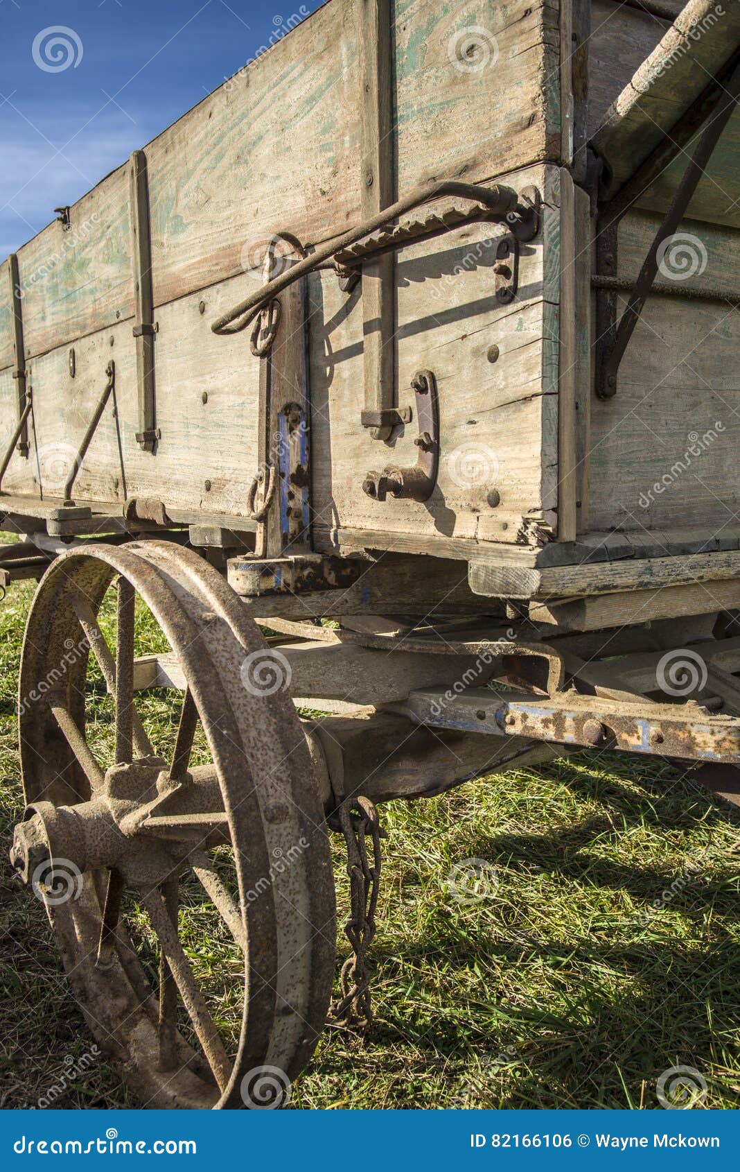Old farm wagon stock photo. Image of century, bunkhouse - 82166106
