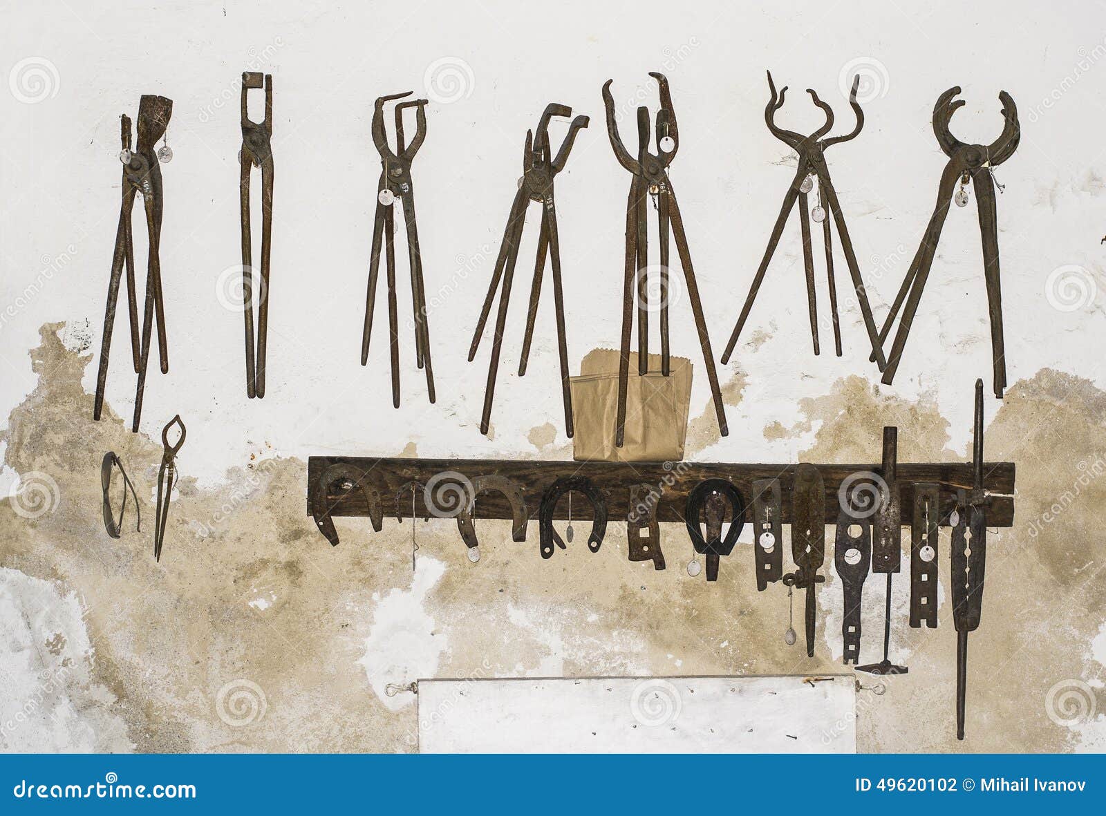 Old Farmers Tools stock photo. Image of rench, object - 49620102