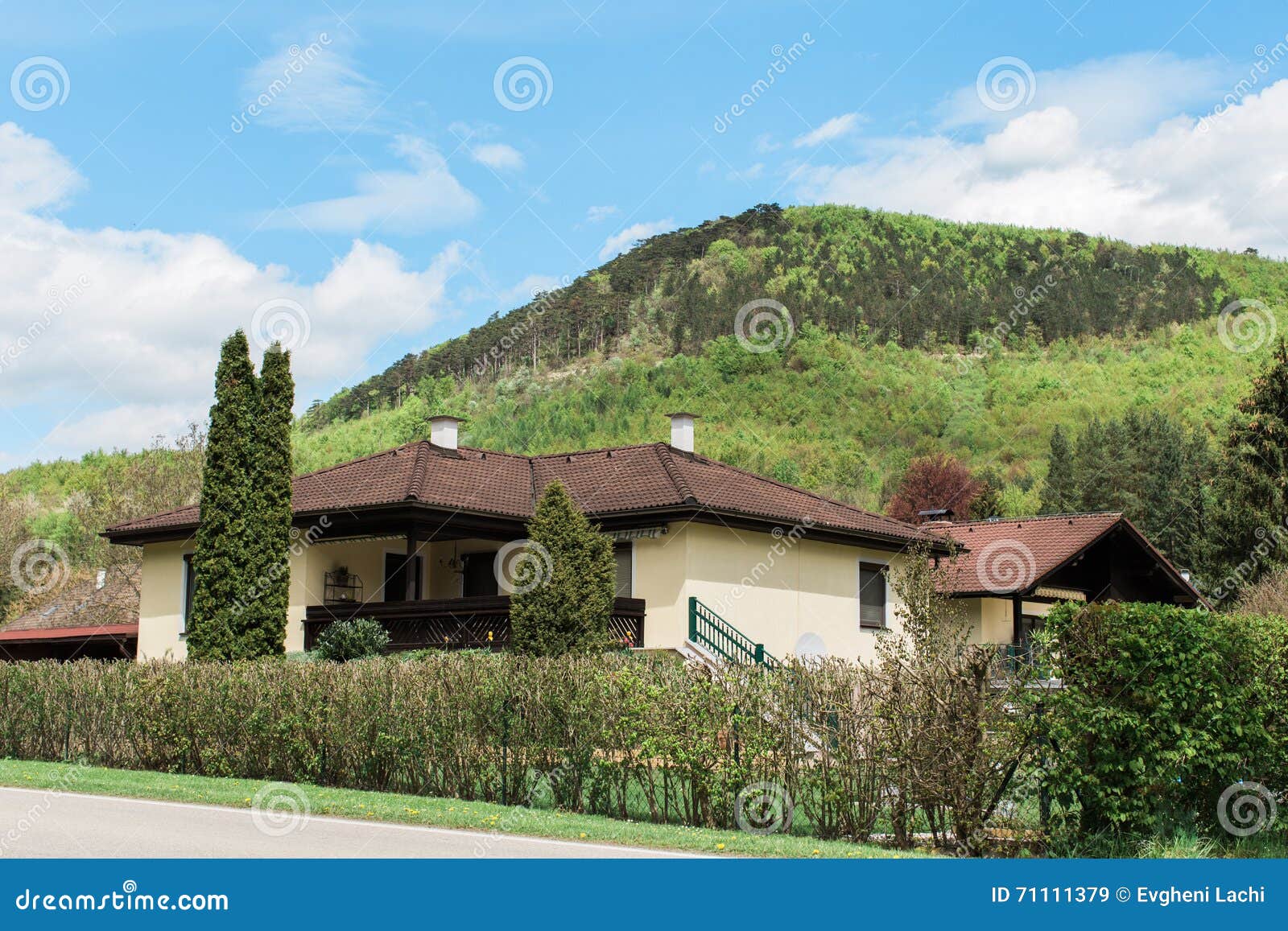 Old Farmhouse or House at the Mountain - Austria Stock Image - Image of ...