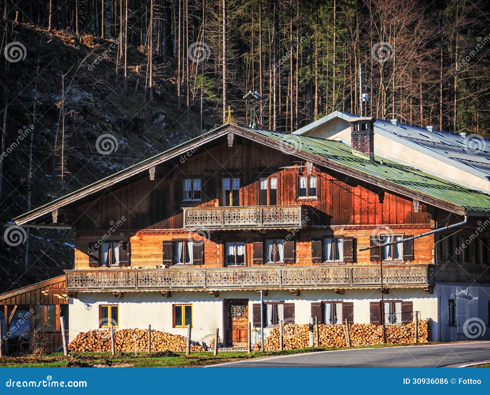 Old farmhouse stock photo. Image of nonurban, color, front - 30936086