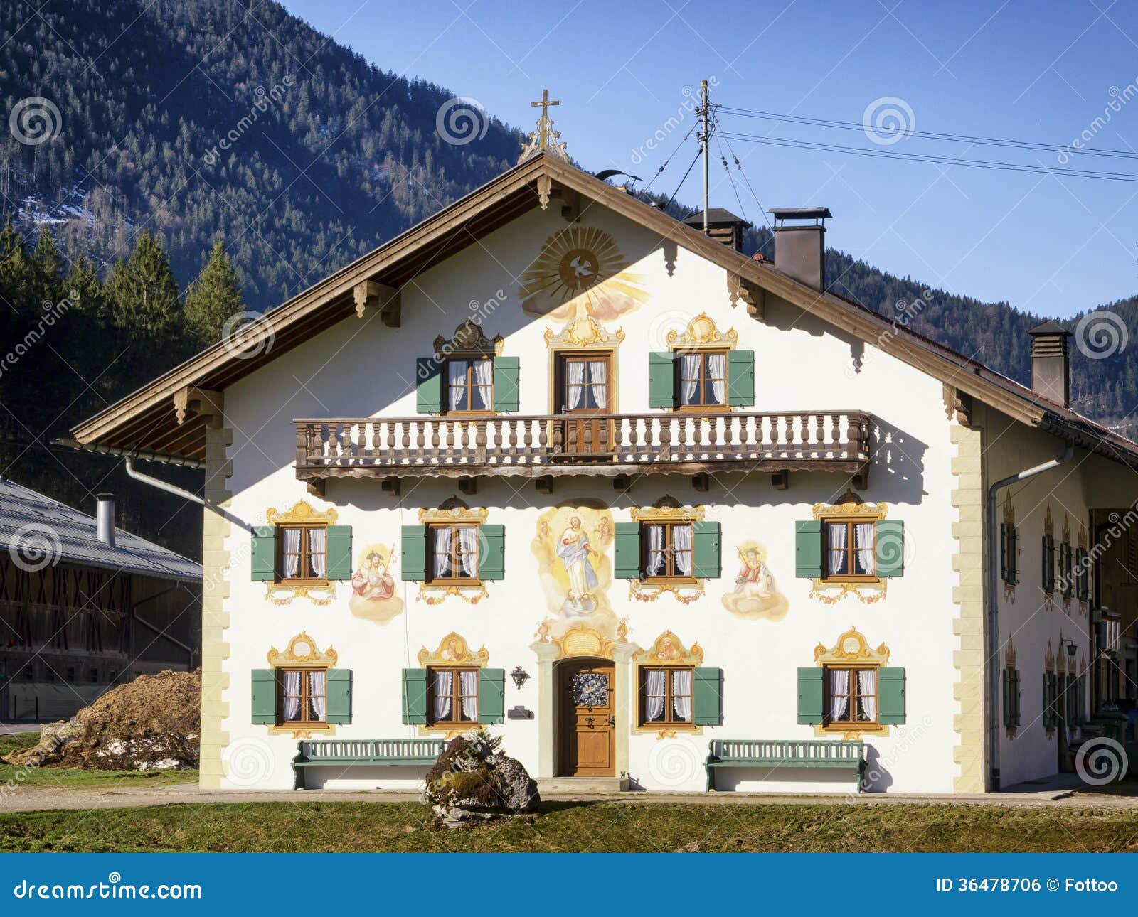 Old farmhouse stock photo. Image of forest, farmhouse - 36478706