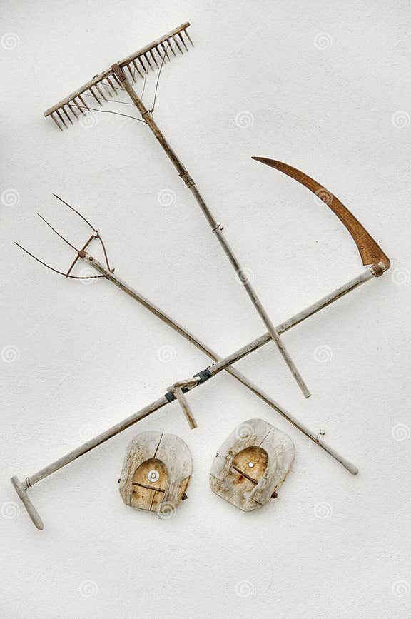 Old farming tools stock photo. Image of farming, ancient - 10975746