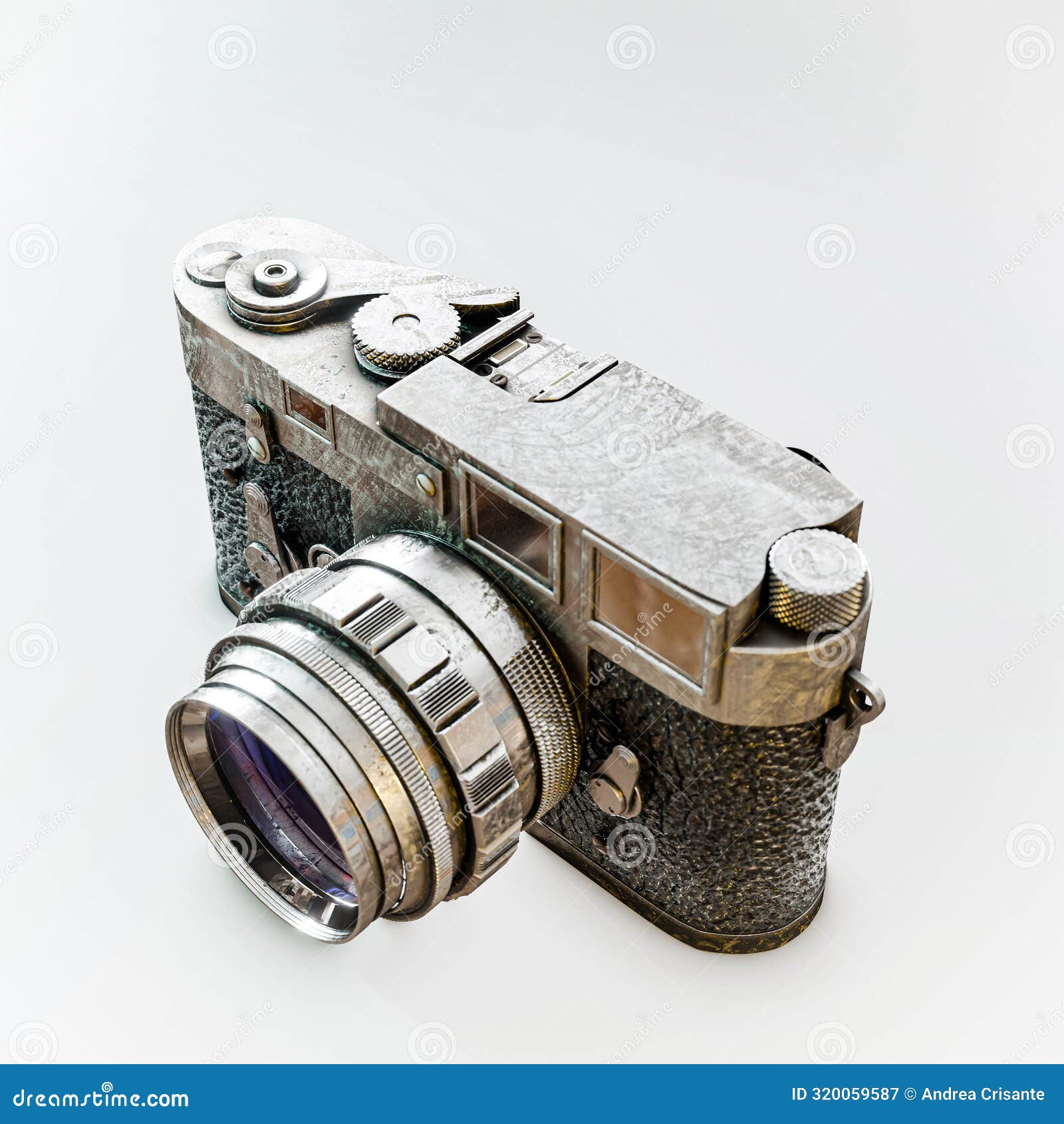 Old Fashion Camera Isolated on White Background Stock Illustration ...