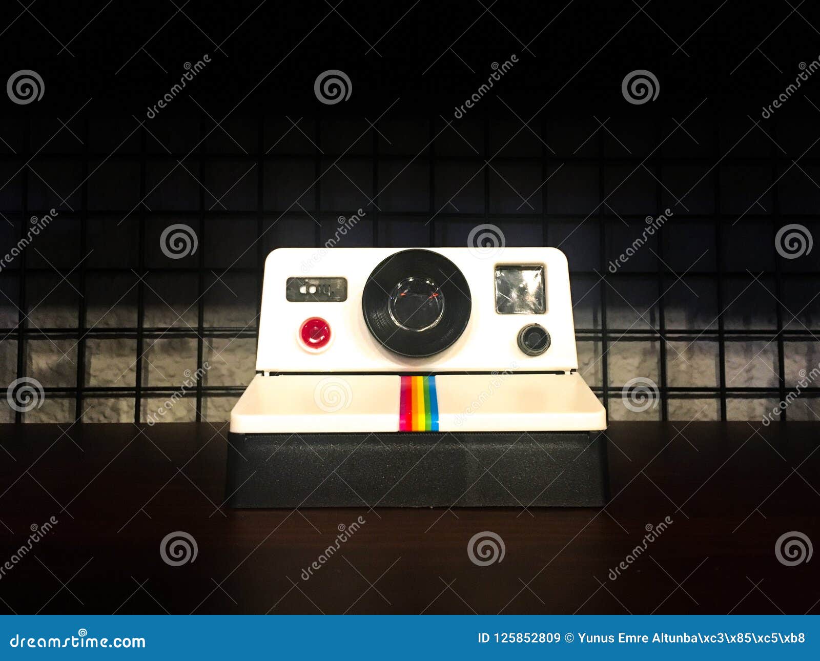 An old fashion camera editorial stock image. Image of polaroidcamera ...