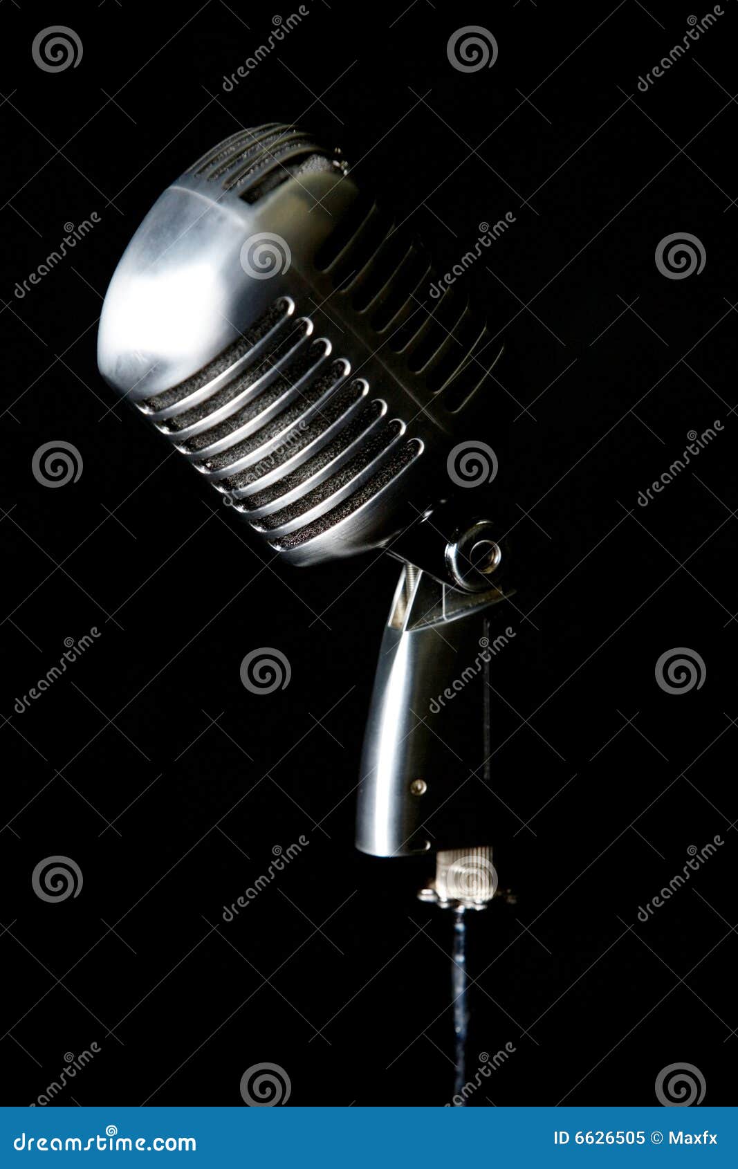 Old Fashion Retro Microphone Stock Image - Image of microphone, vintage ...
