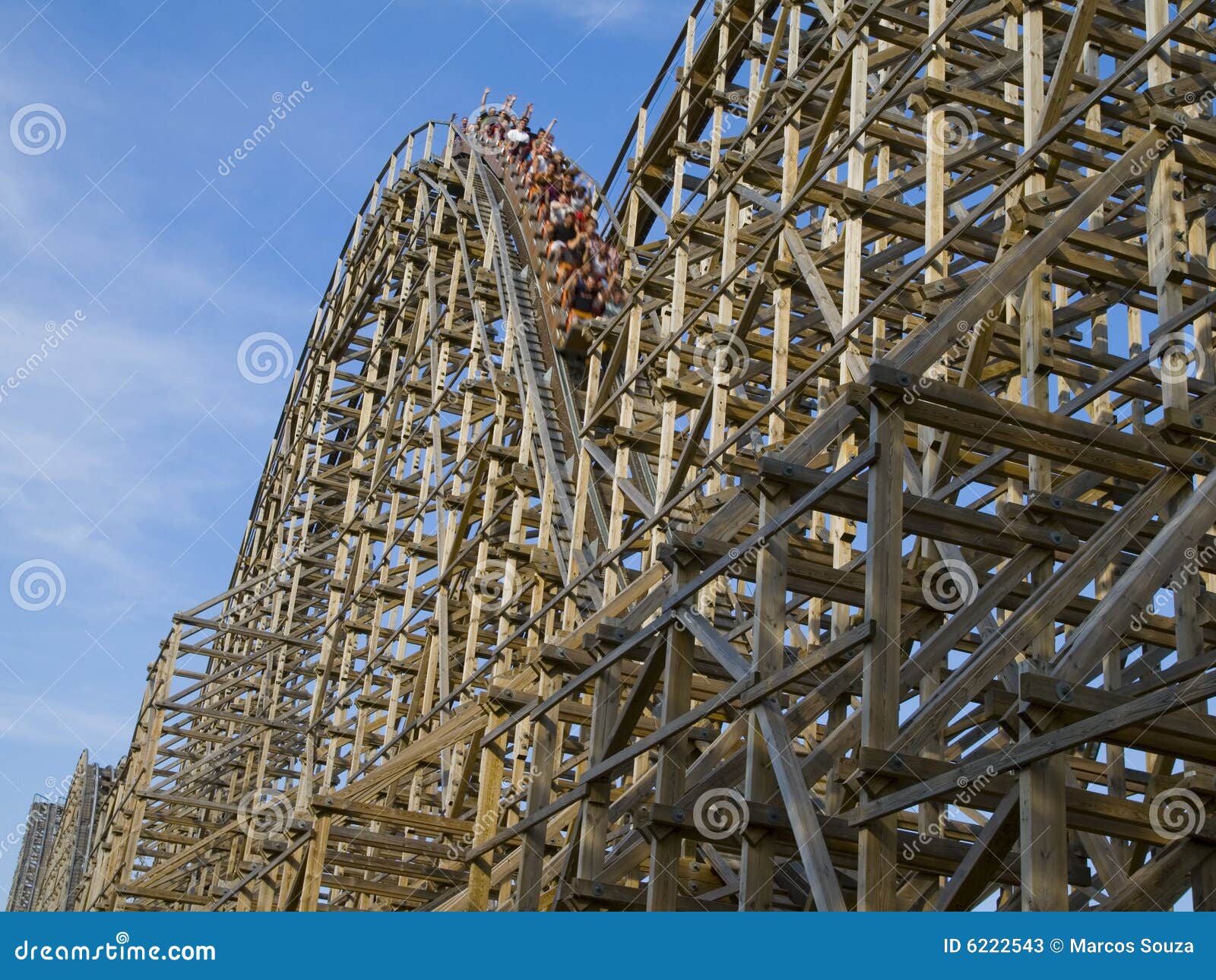 Old Fashion Roller Coaster Picture. Image: 6222543