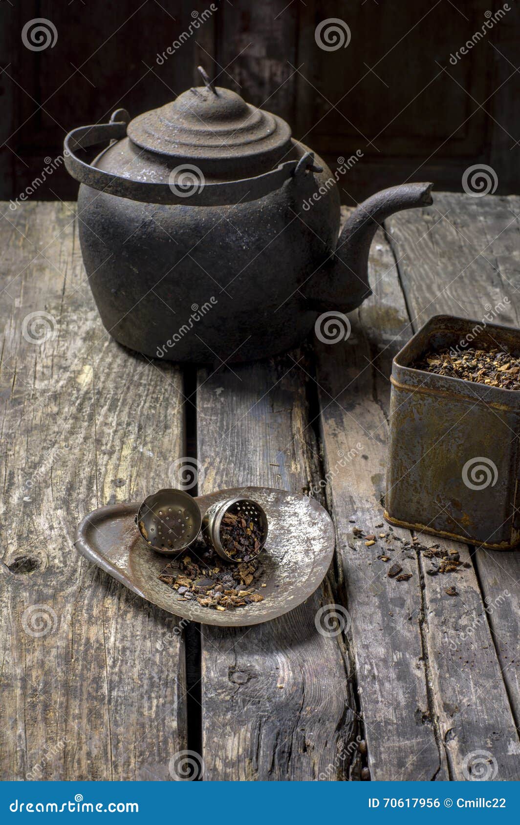 Old fashion tea time stock photo. Image of cooking, handle - 70617956