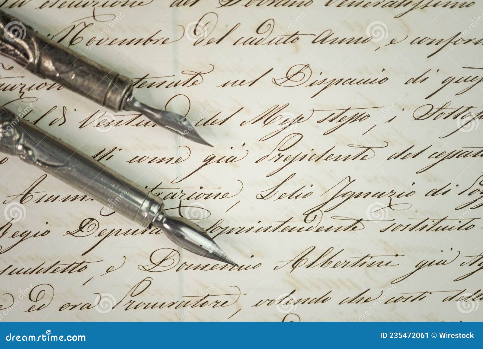 Old Fashion Writing Sample With Different Writing Techniques, Papers ...