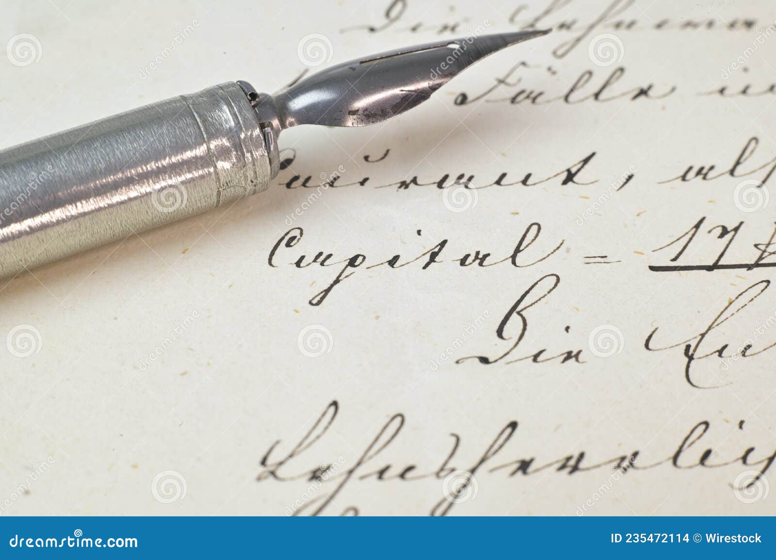 Old Fashion Writing Sample with Different Writing Techniques, Papers ...