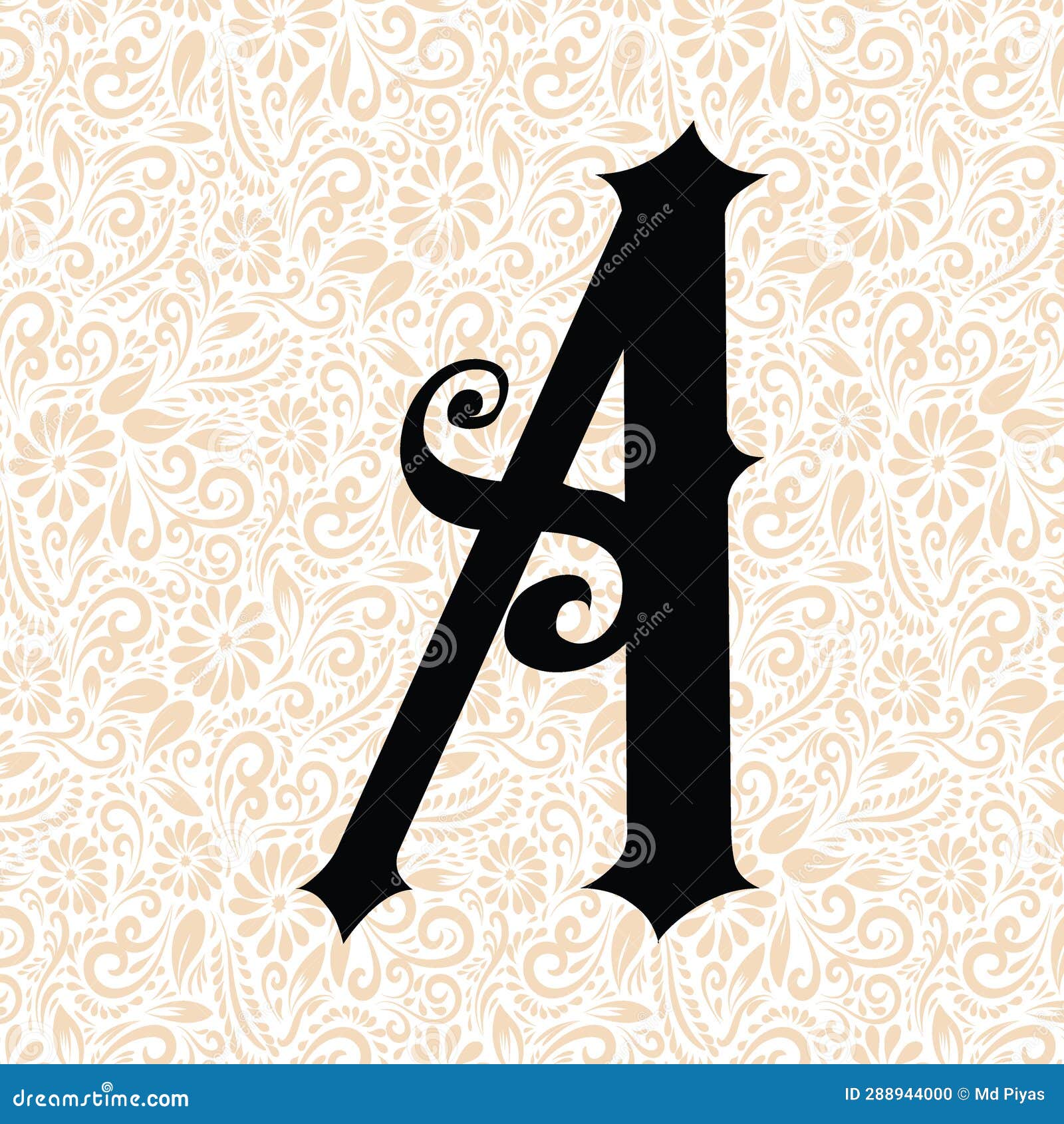 Old Fashioned Alphabet a UPPER , Black Alphabet Vector, Alphabet Vector ...