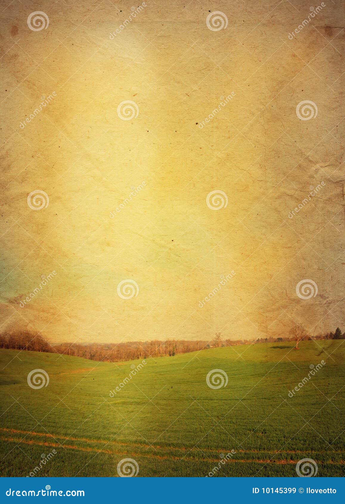 Old-fashioned Artistic Landscape Stock Image - Image of retro, empty ...
