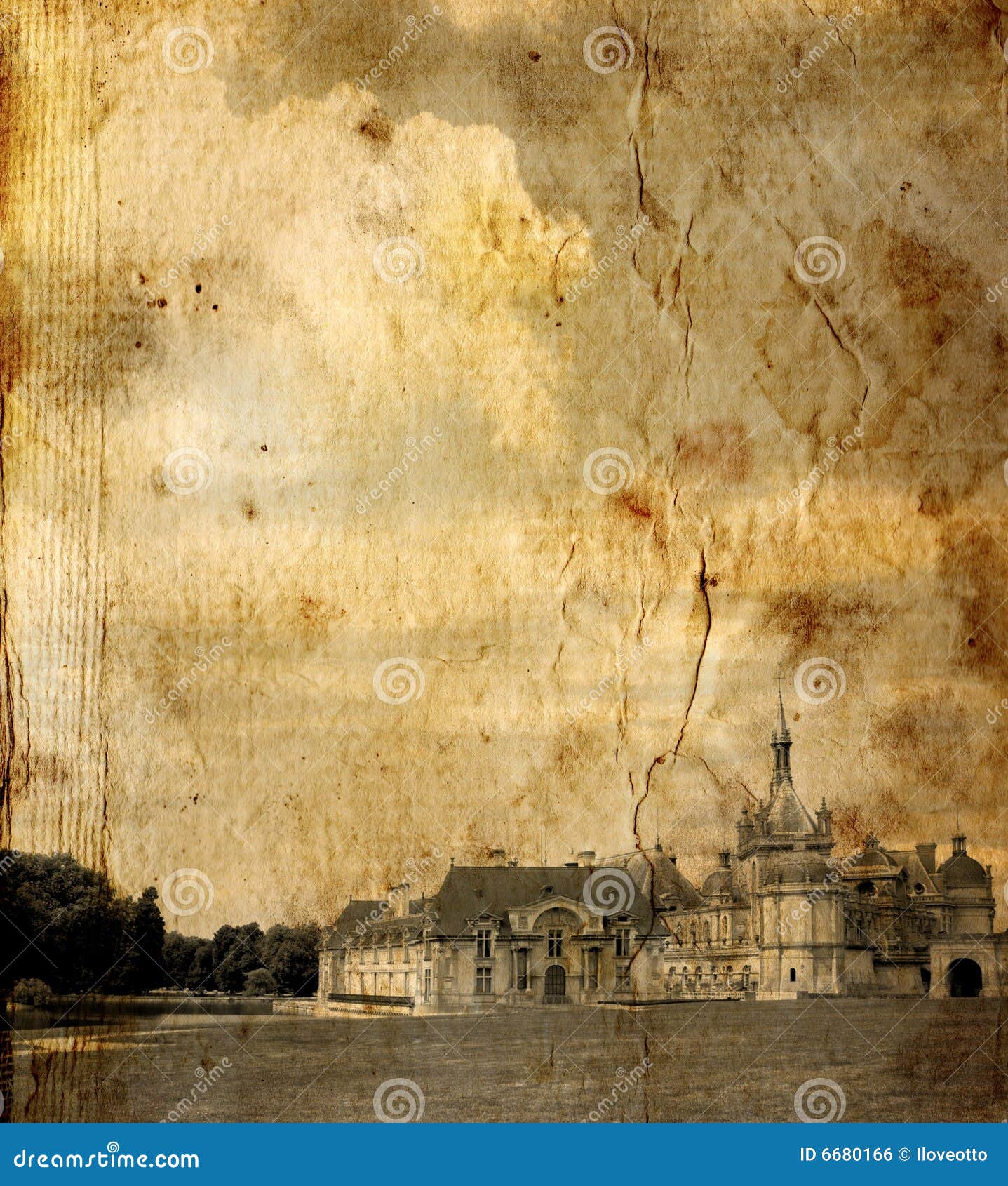 Old-fashioned Artistic Landscape Stock Photo - Image of culture ...