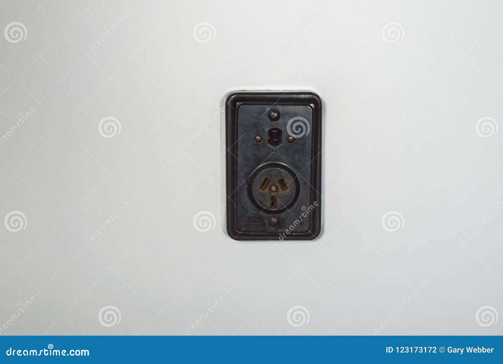 Old Bakelite Switch Stock Photo | CartoonDealer.com #11218092