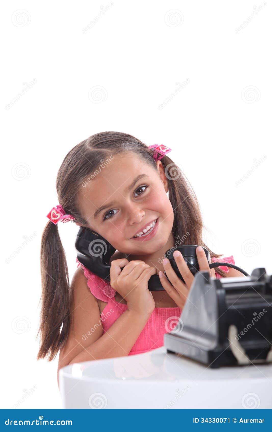 Old Fashioned Black Telephone Stock Image - Image of happy, classic ...
