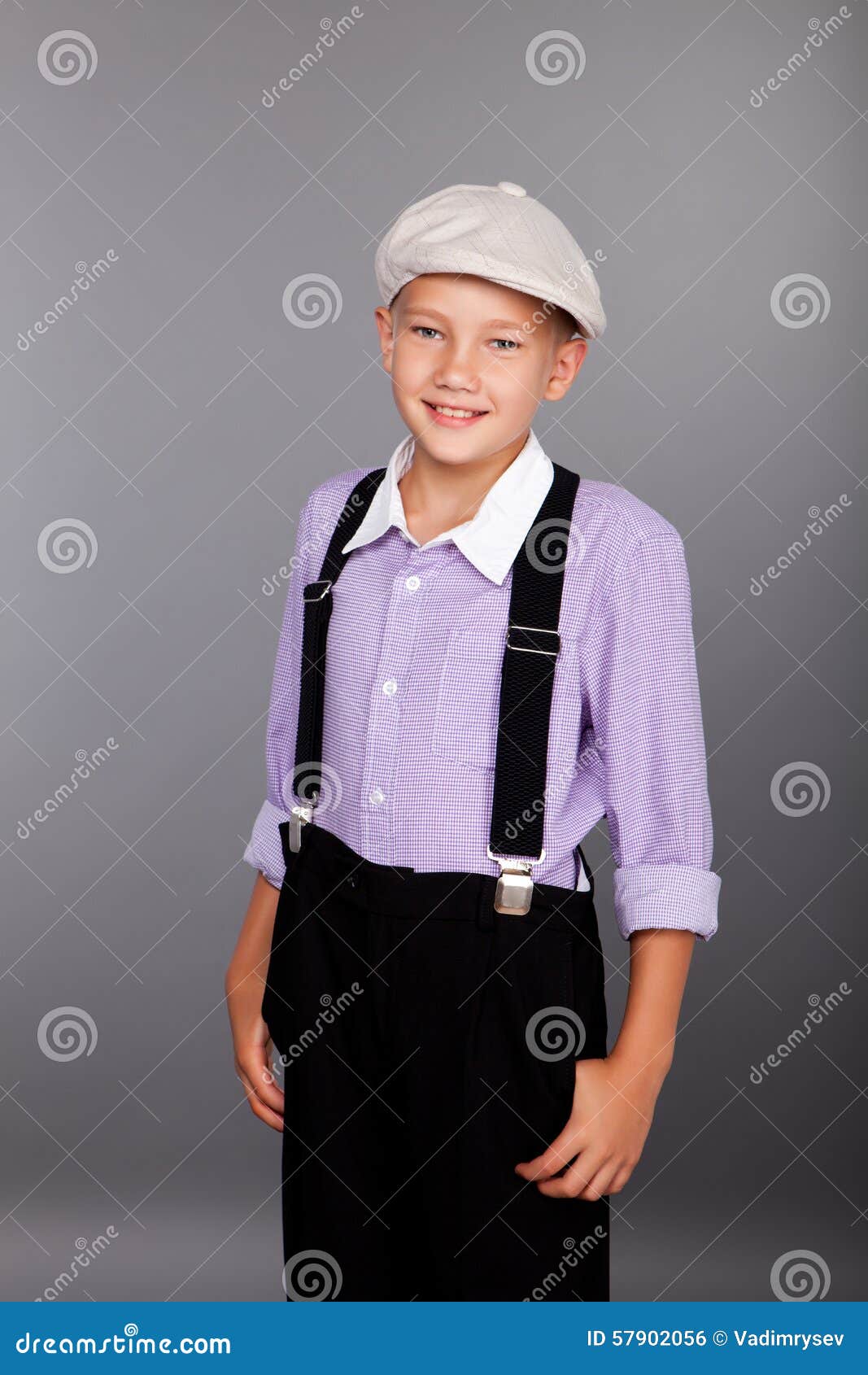 Old Fashioned Boy Looking To the Camera Stock Photo - Image of ...