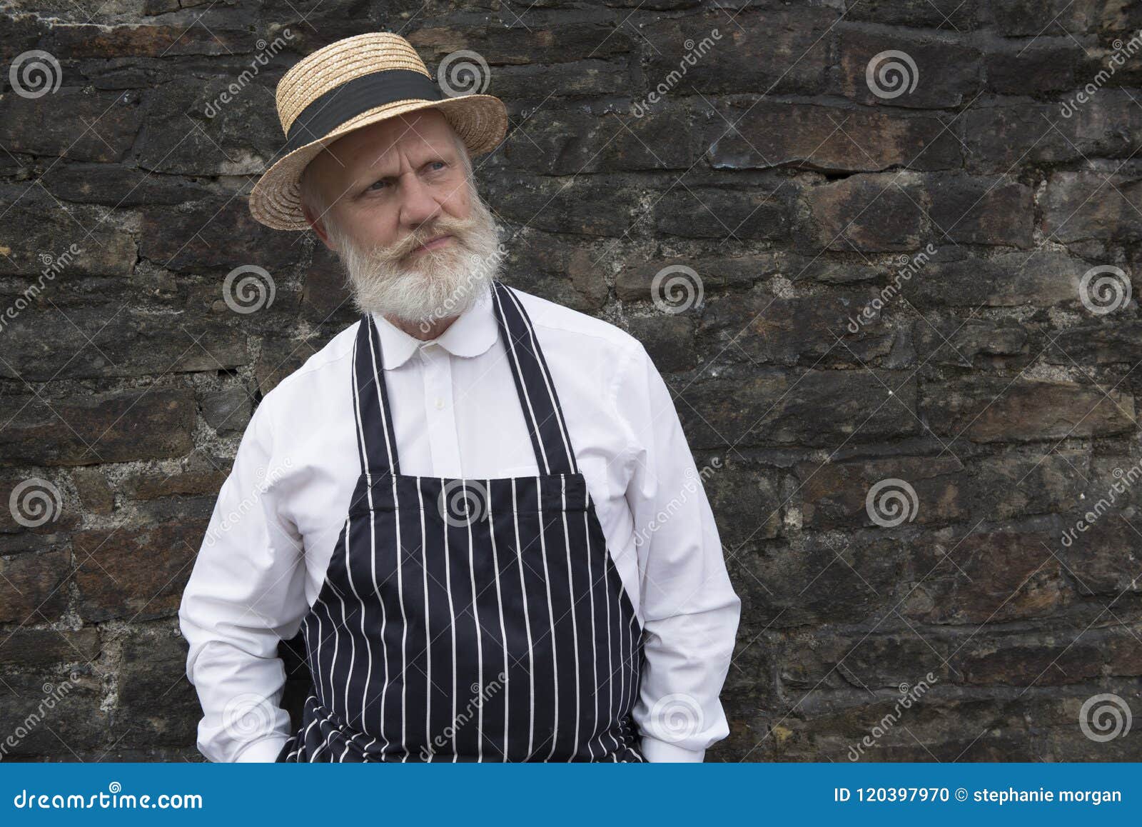 Old Fashioned 1940 Butcher/baker Stock Photo - Image of view, baker ...