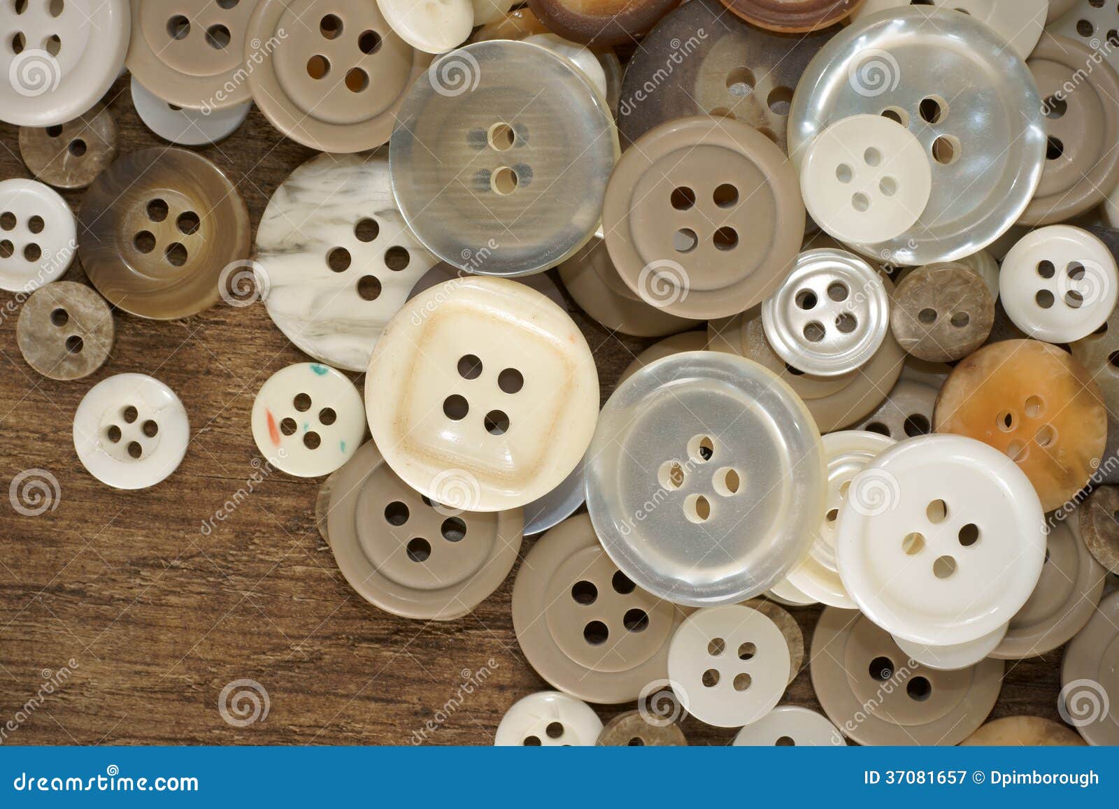 Old fashioned Buttons stock image. Image of accessory - 37081657