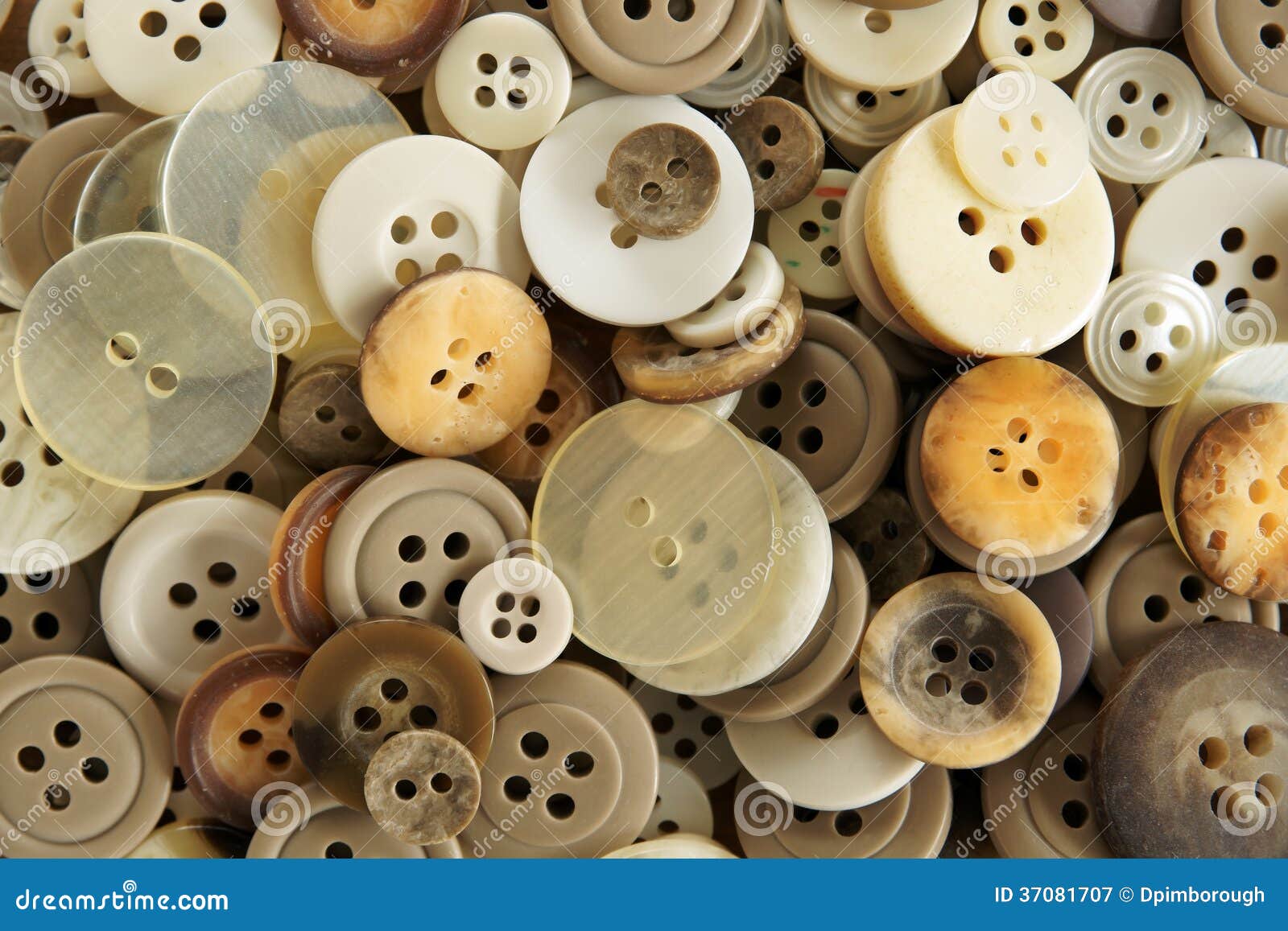 Old fashioned Buttons stock image. Image of white, round - 37081707