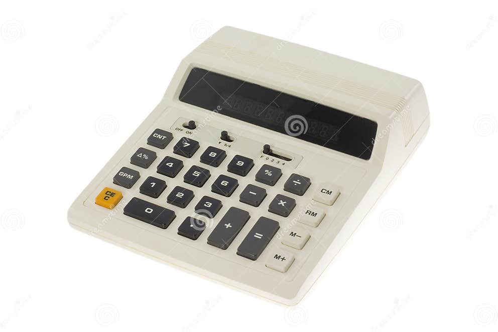 Old fashioned calculator stock photo. Image of addition - 2158518