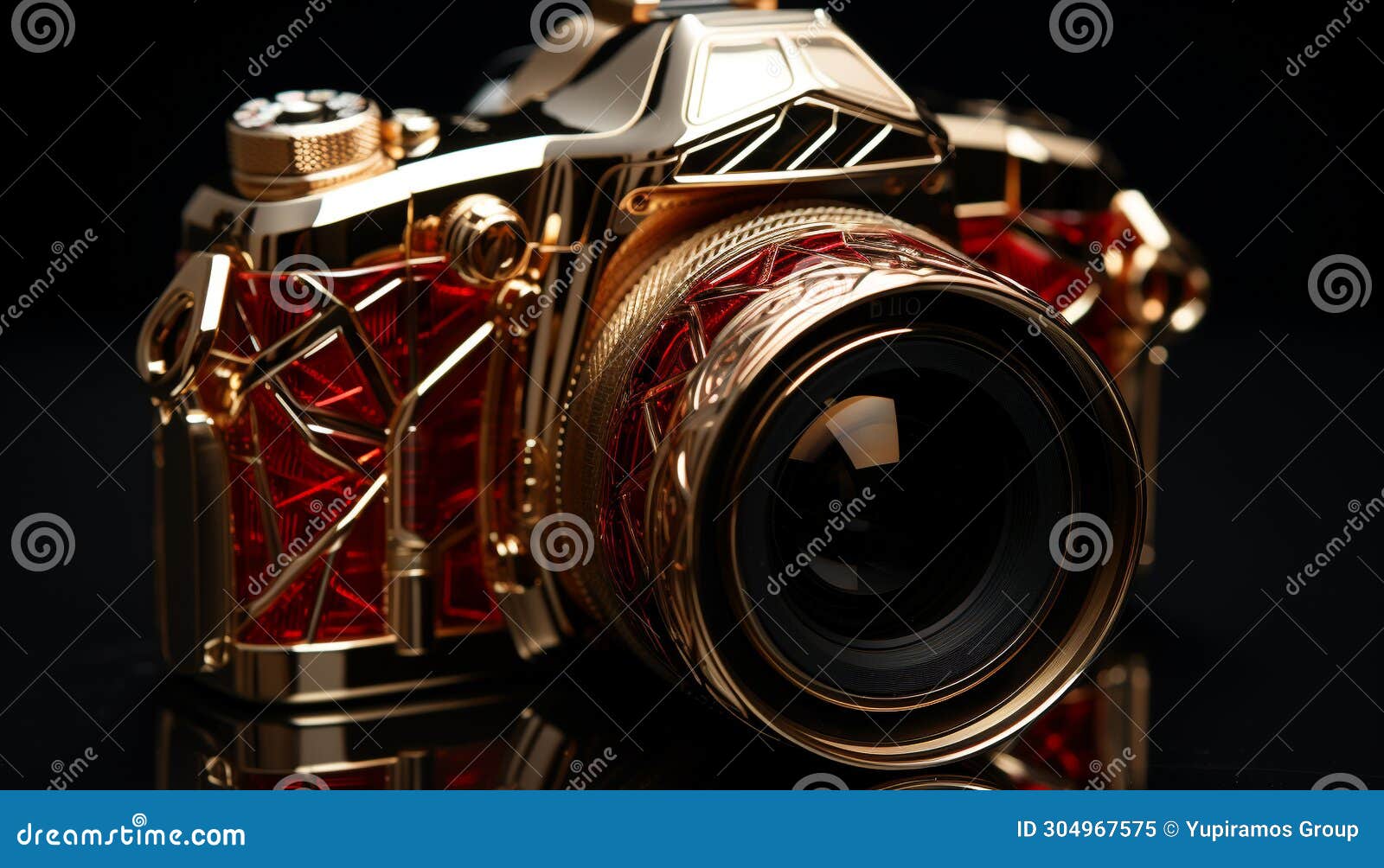 Old Fashioned Camera Lens Captures Nostalgic Black and White ...