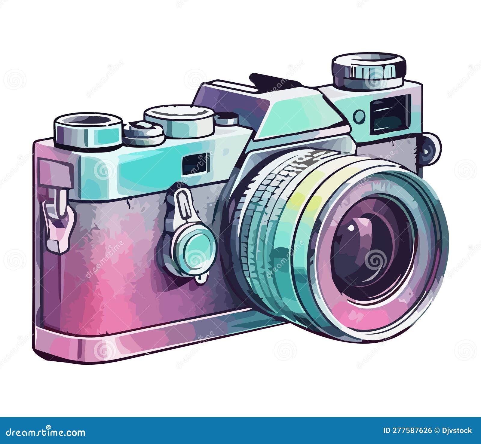 Old Fashioned Camera Photography Themes Stock Vector - Illustration of ...