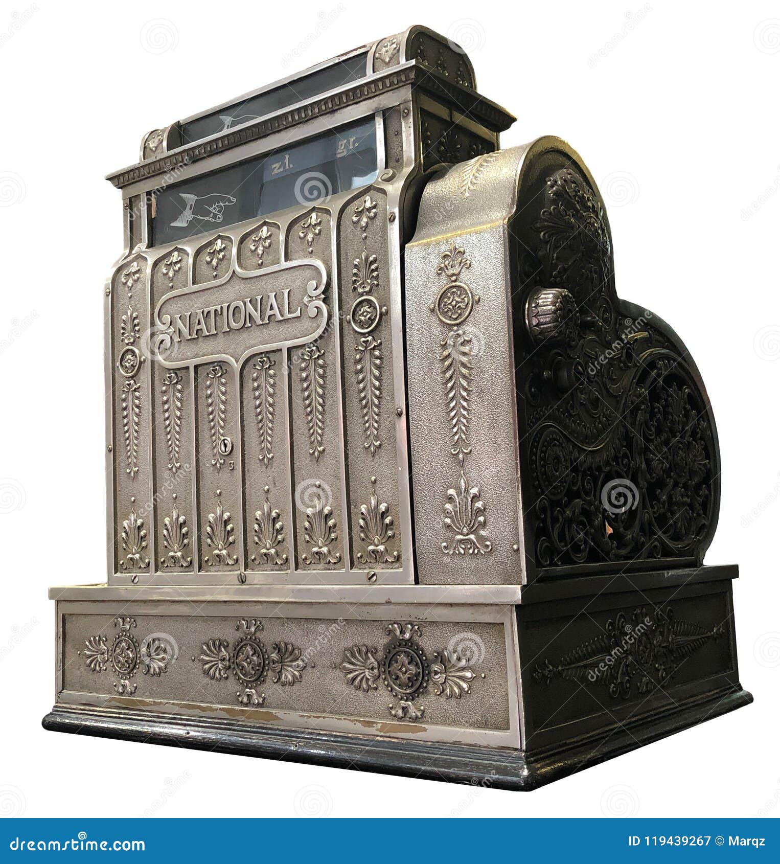 Old Fashioned Cash Machine Editorial Image | CartoonDealer.com #191101860