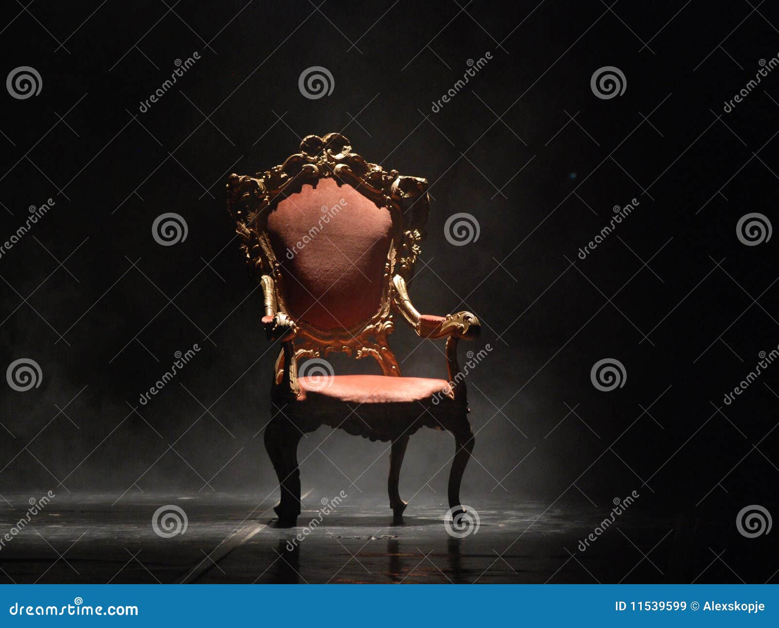 Old fashioned chair stock image. Image of armchair, dark - 11539599