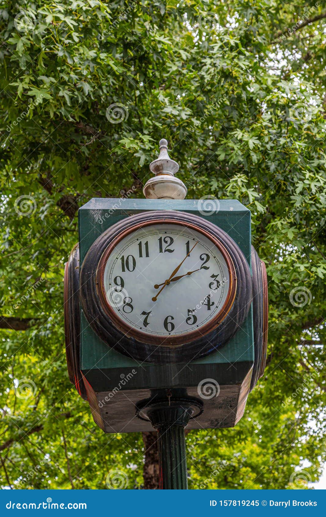 Old Fashioned Clock stock image. Image of clock, urban - 157819245