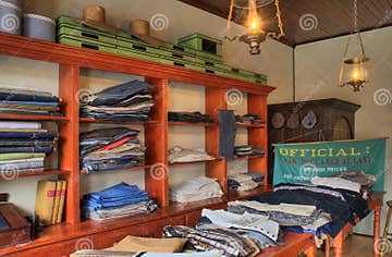 Old Fashioned Clothing Store Interior Stock Image - Image of fashioned ...