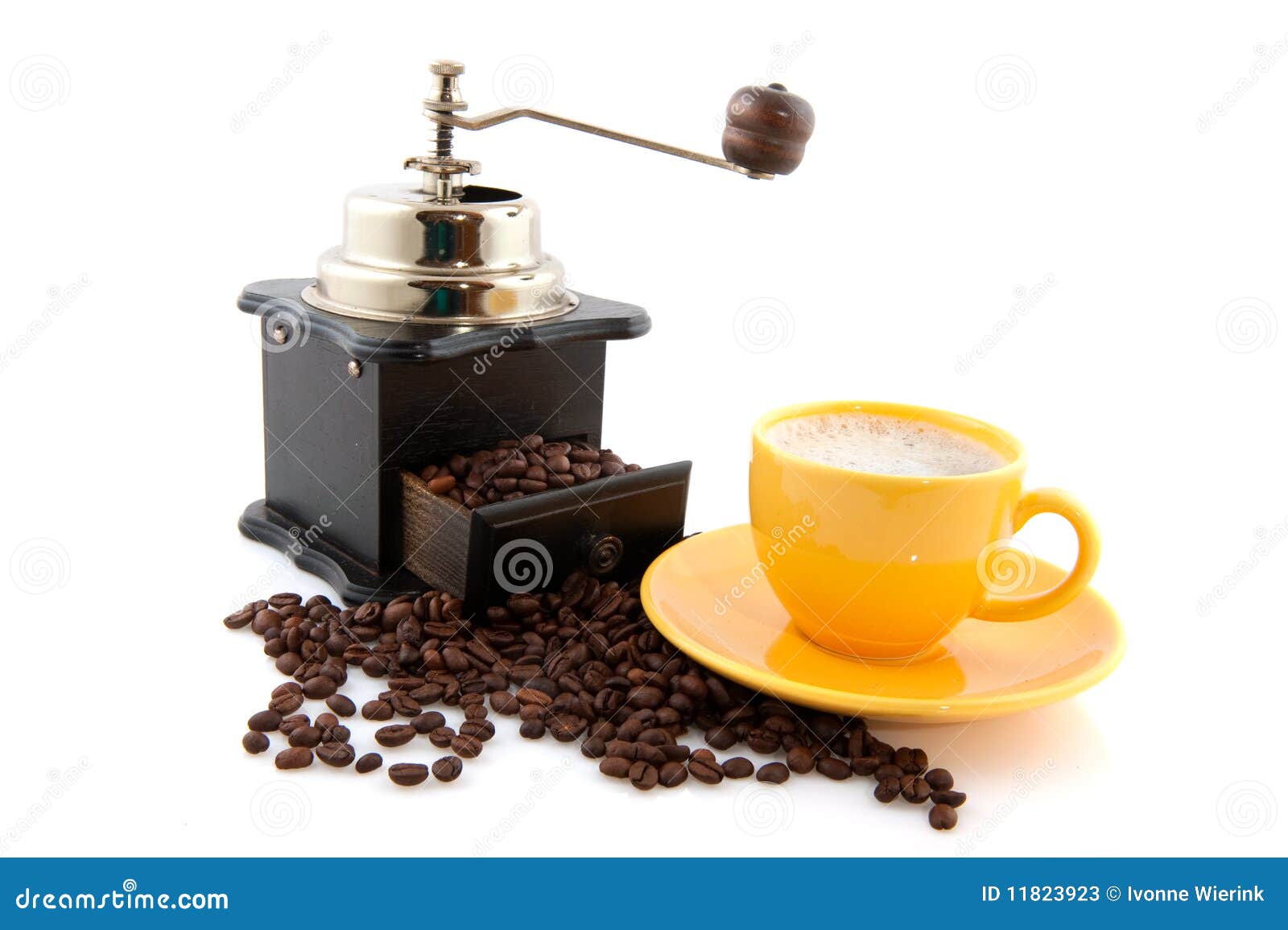 Old Fashioned Coffee Grinder Stock Image - Image of mill, vintage: 11823923