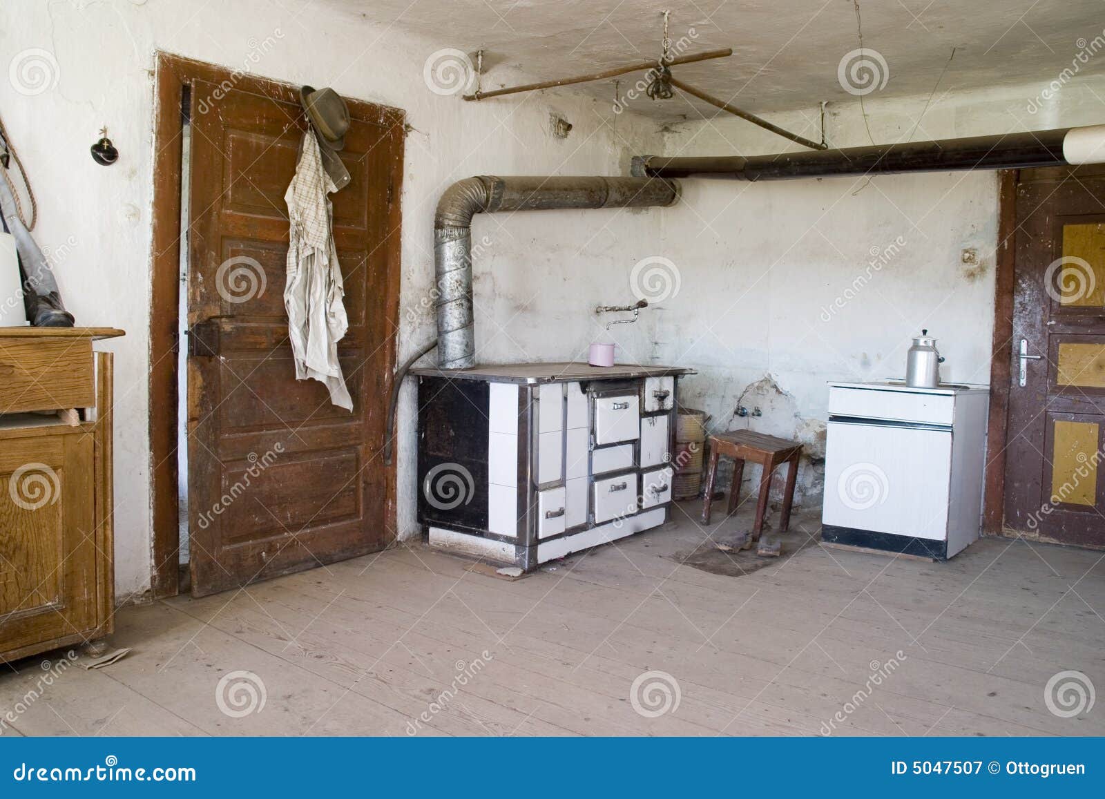 Old fashioned cooking stock image. Image of austrian, interior - 5047507