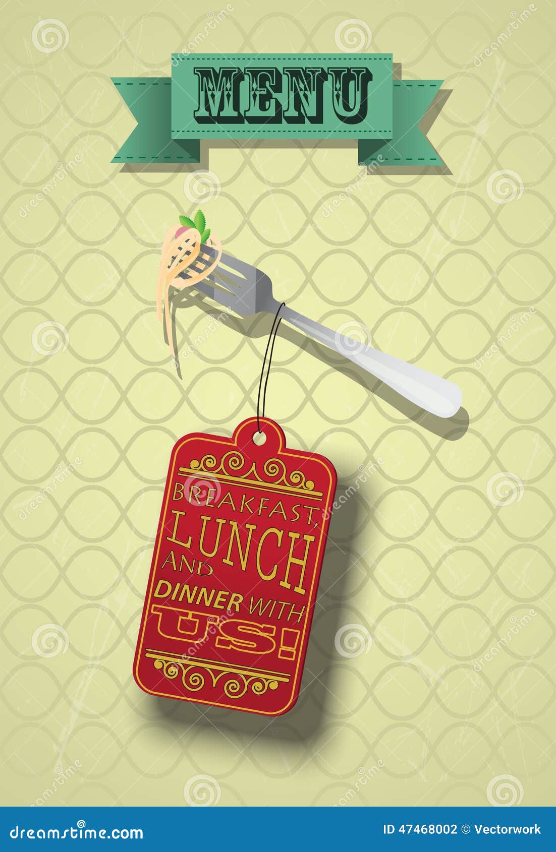 Old-fashioned Design Menu Vector Illustration | CartoonDealer.com #47468002