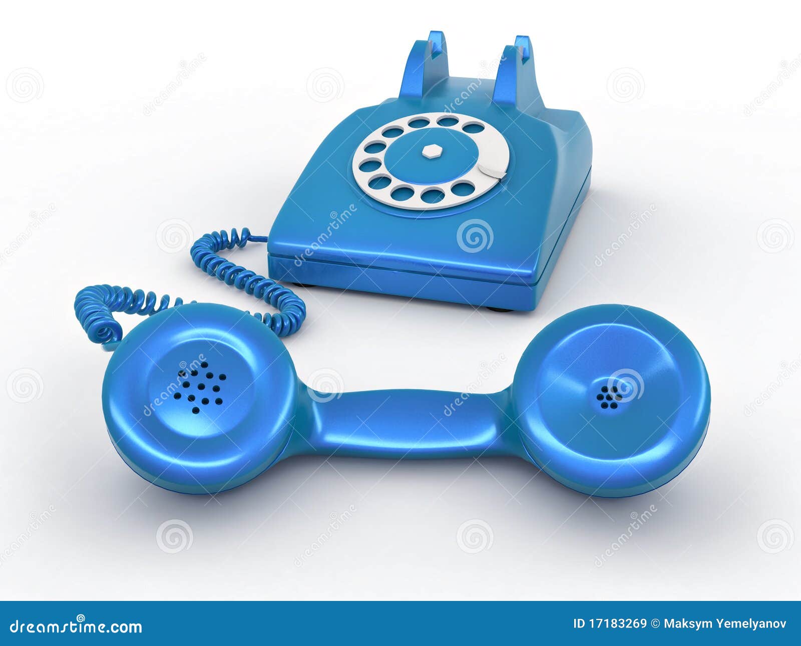 Shiny Red Old Fashioned Phone Icon Vector Illustration | CartoonDealer ...