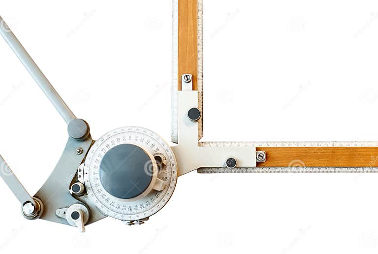 Old-fashioned Drawing Board Stock Photo - Image of blueprints, design ...