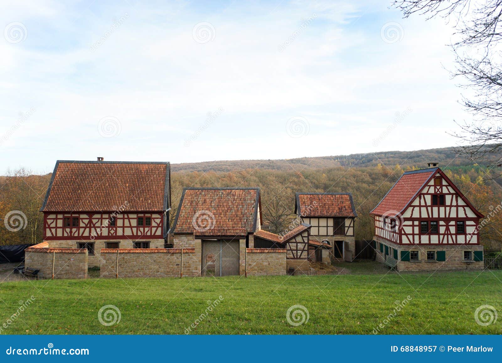 Old Fashioned Farm in Germany Stock Image - Image of fashioned ...