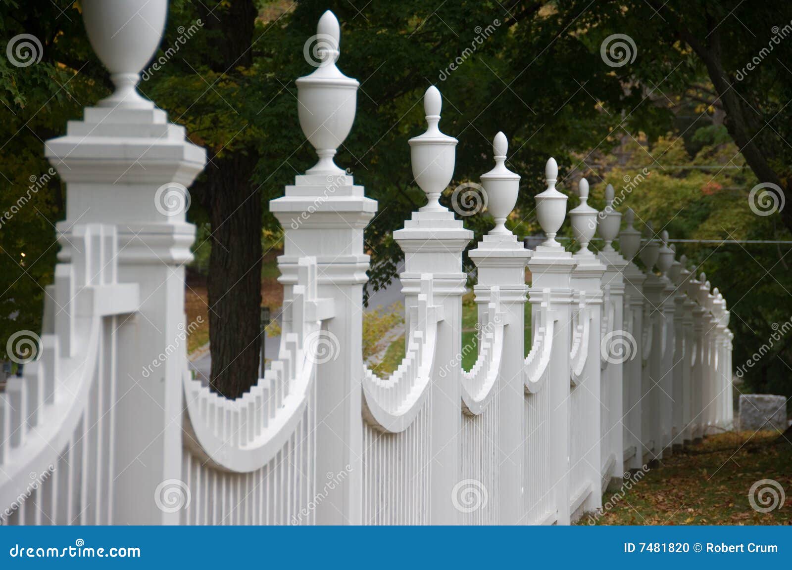 Old-fashioned fence stock photo. Image of landscape, england - 7481820