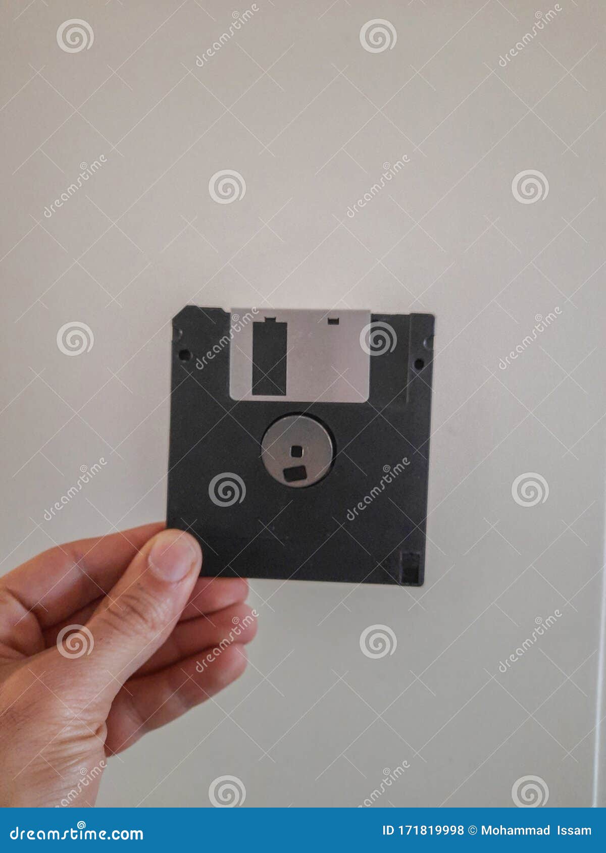 The Old-fashioned Floppy Disk Stock Photo - Image of backup, memory ...
