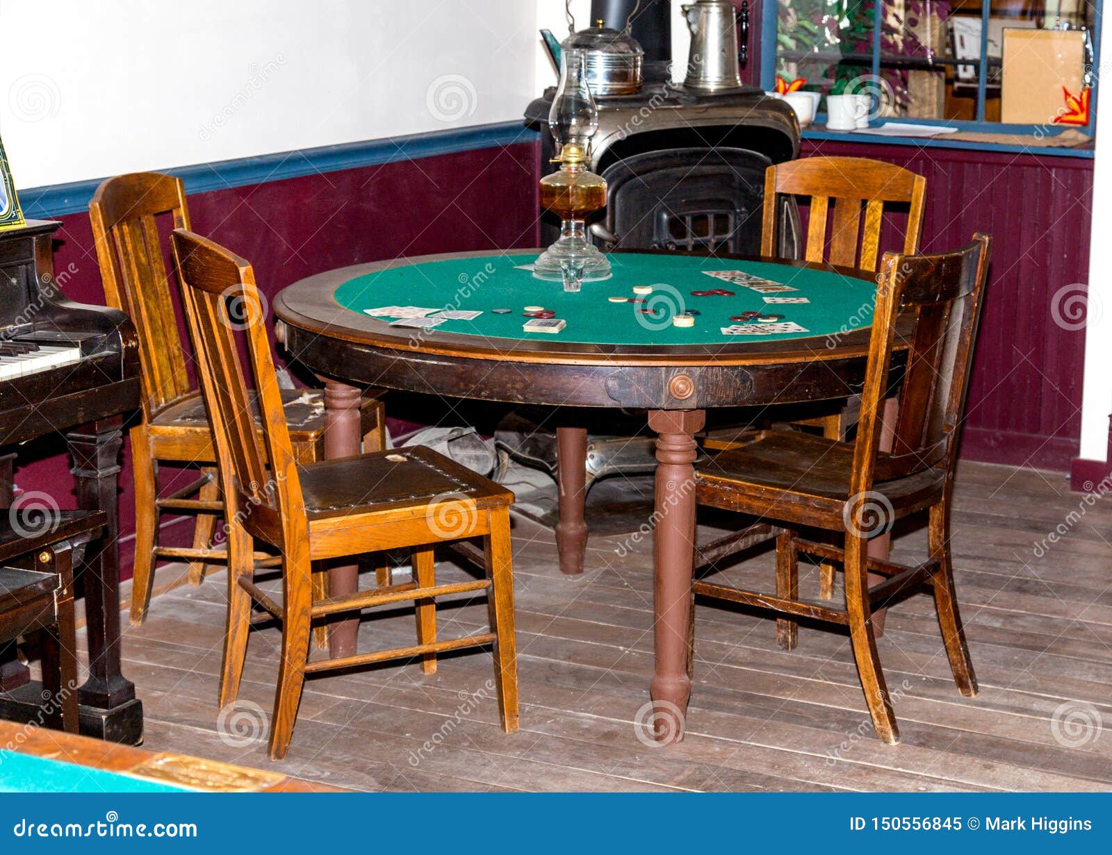 Old Fashioned Gambling Saloon Stock Image - Image of dealer, history ...