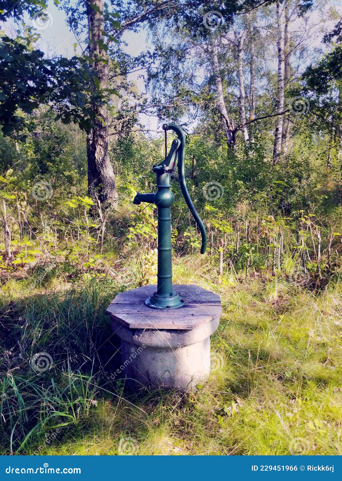 Old Fashioned Hand Pump Used For Pumping Water Found In Village Area ...
