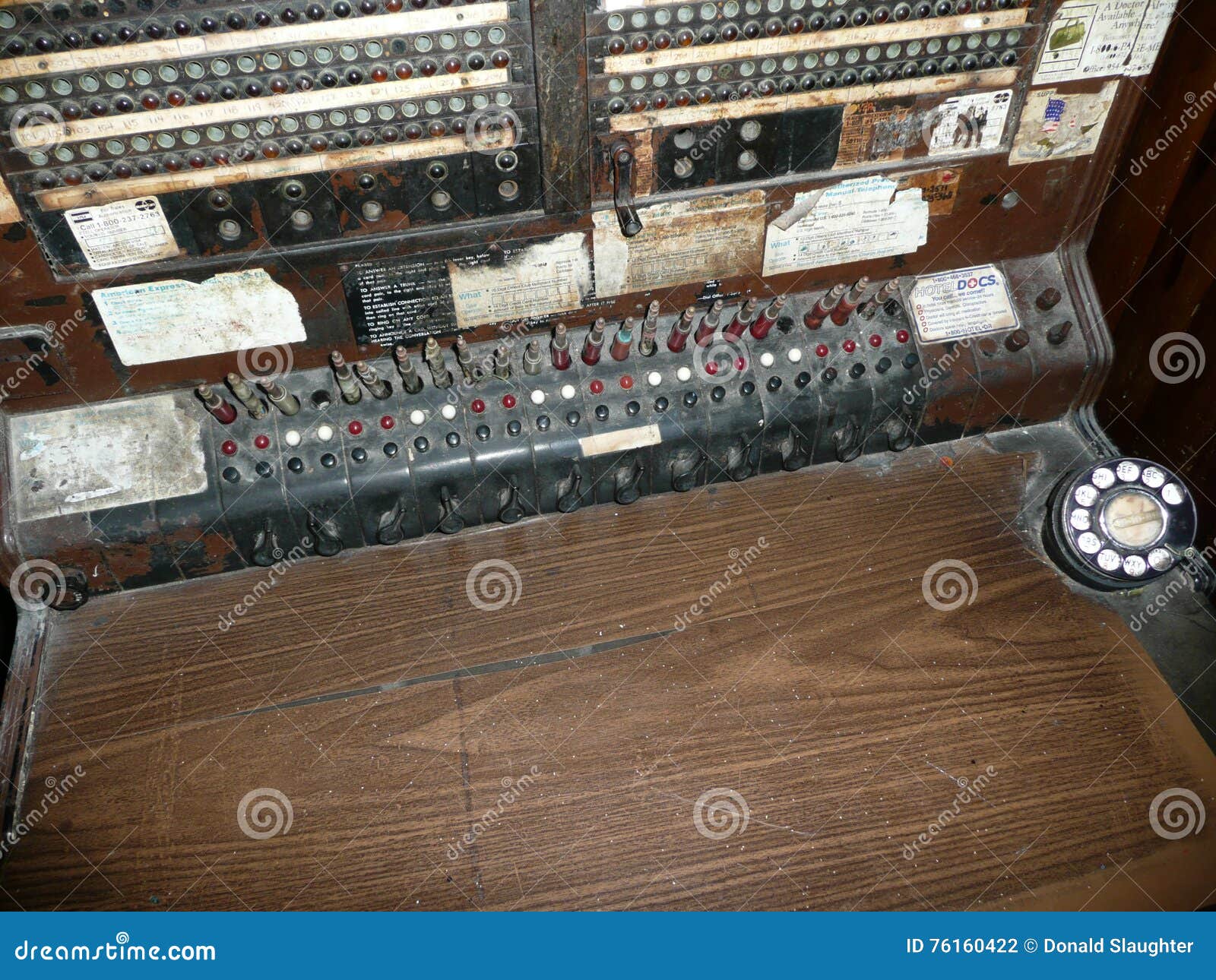 Old-fashioned Hotel Switchboard Editorial Photography - Image of ...
