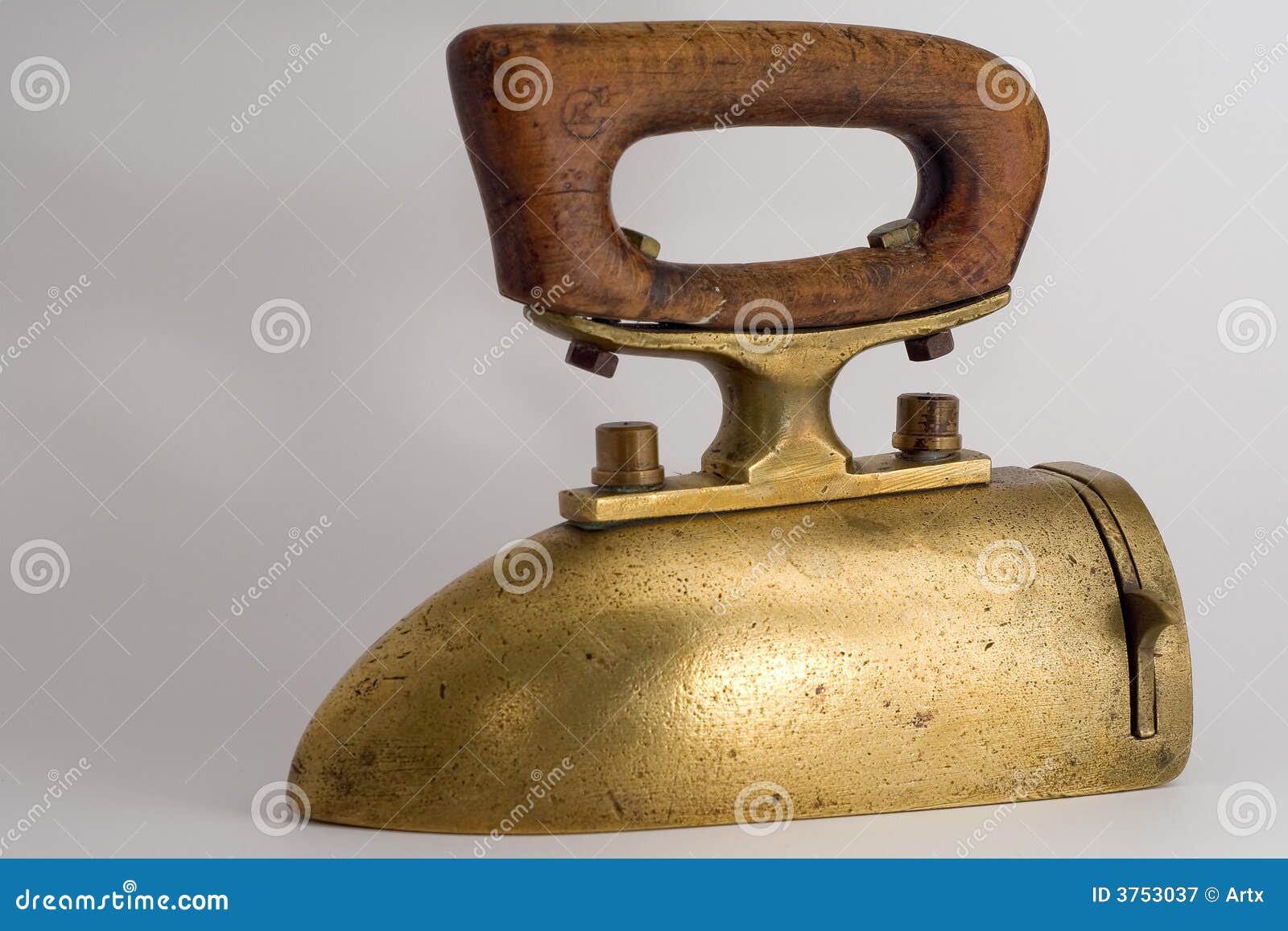 Old-fashioned iron stock image. Image of negleced, appliance - 3753037