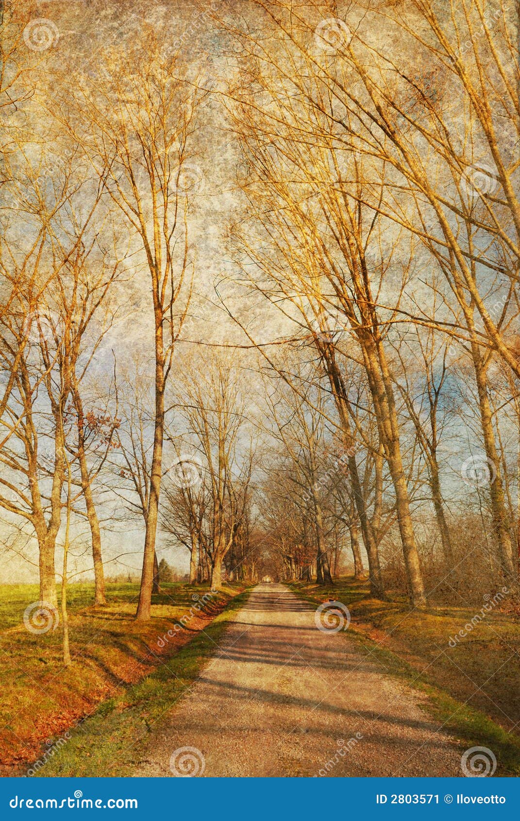 Old-fashioned landscape stock image. Image of obsolete - 2803571