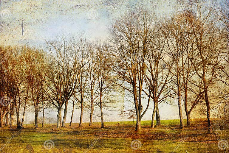 Old-fashioned landscape stock image. Image of landscape - 2803621