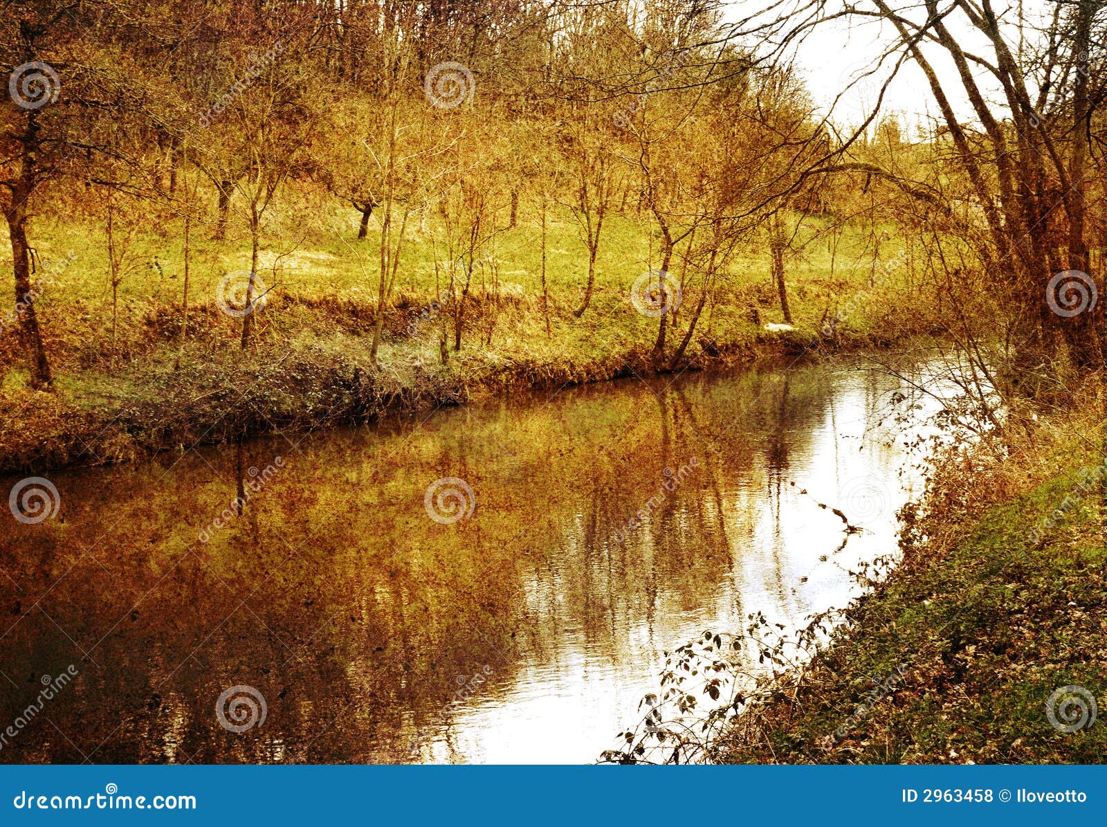 Old-fashioned landscape stock photo. Image of grime, countryside - 2963458